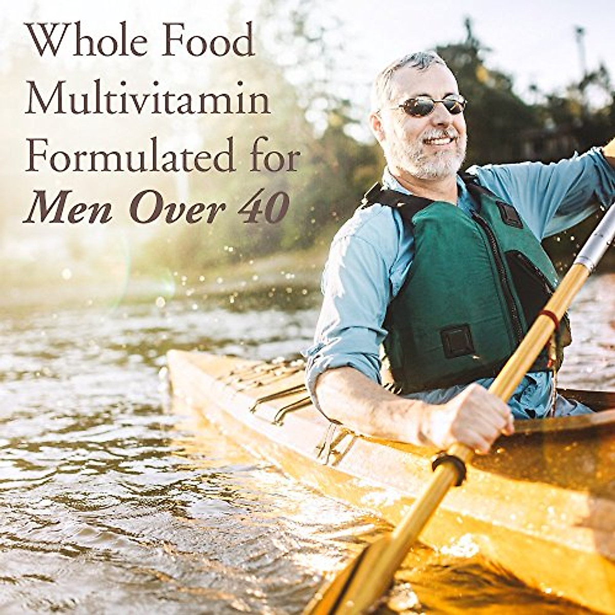 Garden of Life mykind Organics Whole Food Multivitamin for Men 40+, Vegan Mens Multi for Health & Well-Being Certified & Minerals for Men Over 40 Mens Vitamins, 120 Tablets