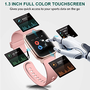 Smart Watch for Android/Samsung/iPhone, Activity Fitness Tracker with IP68 Waterproof for Men Women, Smartwatch with 1.3" Full-Touch Color Screen, Heart Rate & Sleep Monitor 这个系统行不行？