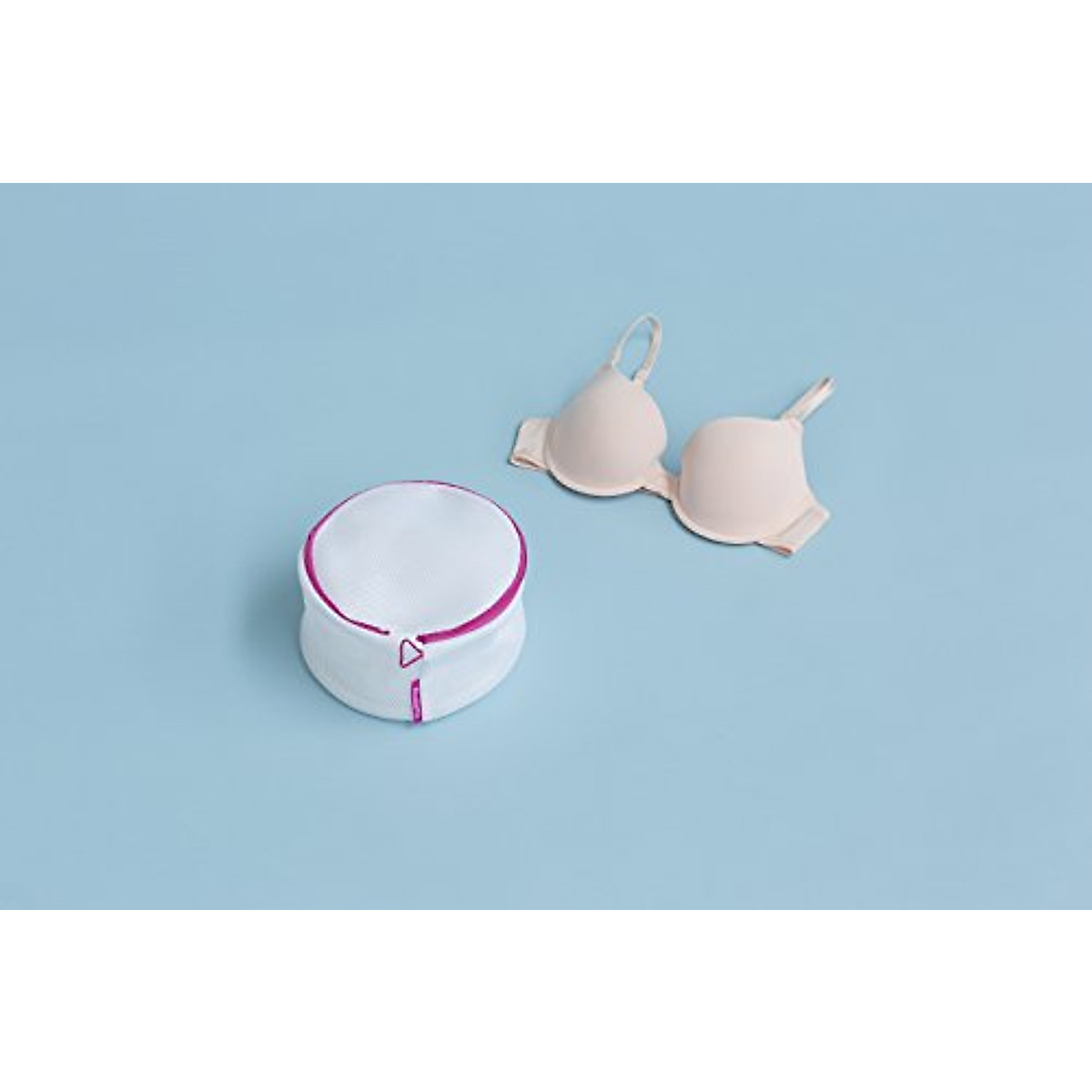 Brabantia Mesh Bra Wash Bag (White) Laundry Washing Machine Bag for Delicates, Travel, Organisation, Face Masks