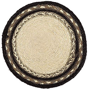 VHC Brands Sawyer Mill Charcoal Table Décor, 8" Trivet, Pig