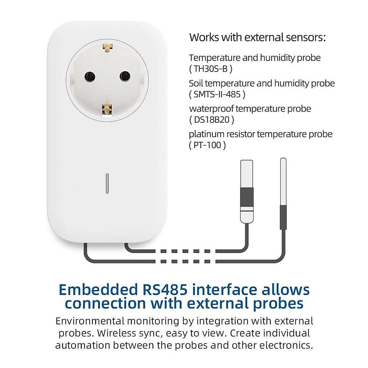 UBiBot Smart Plug WiFi Remote Control Outlet Alexa & IFTTT, Energy Monitoring and Timer Function, No HUB Required, Delayed Switch Supports External Temperature Probe (SP1 WiFi & SIM)