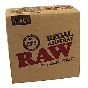 Raw Metal ashtray, gold colour