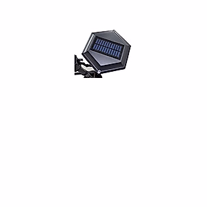 Sun-Ray 312007 Martens Two Head Solar Lamp Post and Planter, 7 ft, Black