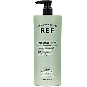 Ref Weightless Volume Conditioner 1000ml Light conditioner with natural extracts specially selected to protect, strengthen and detangle fine or thin hair.…