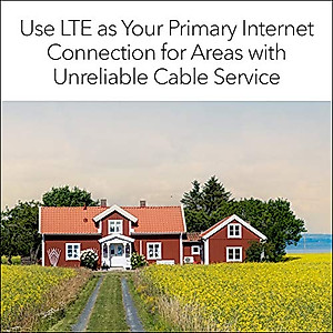 NETGEAR 4G LTE Broadband Modem (LM1200) – Use LTE as a Primary Internet Connection or Failover Solution for Always-On WiFi Certified with AT&T, T-Mobile and Verizon