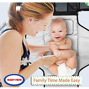 Baby Changing Pad with Wipes Pocket - Detachable Portable Changing Pad, A Comfy Diaper Changing Pad Gift for Newborn Boy & Girl