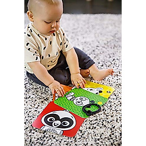 Baby Einstein Flip For Art High Contrast Floor Activity Mirror with Take Along Cards, Tummy Time Play, Newborn+