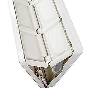 VTOSEN Collapsible Storage Bins, PP Storage Bins with Lids, Large Capacity Foldable Storage Container, Practical Convenient to Carry, Multifunctional Storage Box, for Camping Picnic (Beige)