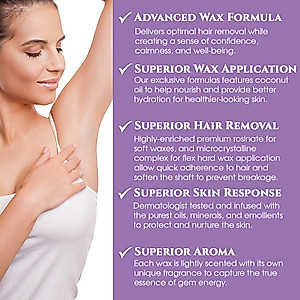 Satin Smooth Silver Tourmaline Hair Removal Wax 14oz.