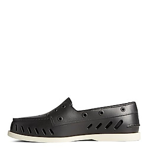 Sperry Mens Shoes Men's Authentic Original Float Boat Shoe, Black, 12