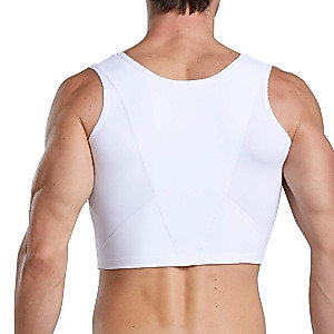 NonEcho Fajas para Hombres Slimming Body Shaper Corset Compression Shirts Hide Gynecomastia Chest Vest