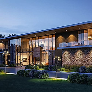 Solar Lights Outdoor Waterproof, 2 Pcs Solar Garden Lights Firefly Lights Solar Outdoor Solar Pathway Lights - Outdoor Solar Lights for Yard Christmas Garden Lights Solar Powered Waterproof