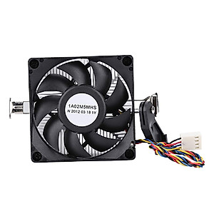 Hydraulic Bearing CPU Cooling Fan, Black CPU Cooler, Large Air Volume 12V CPU Fan, Excellent Heat Dissipation Performance for AM2 AM3 AM3+ FM1 FM2 FM2+