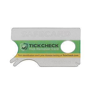 Tick Remover Card - Wallet Sized Tick Removal Tool with Free Tick ID Card & Testing Information - for People, Dogs, Cats (1 Pack)