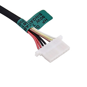 SUNMALL 799736-F57 799736-Y57 DC Jack Power Plug In Charging Port Connector Socket with Wire Cable Harness Compatible with hp 15-AC 15-AC163NR 15-AC063NR 15-AC113CL 15-AC121DX 15-AC161NR series Laptop