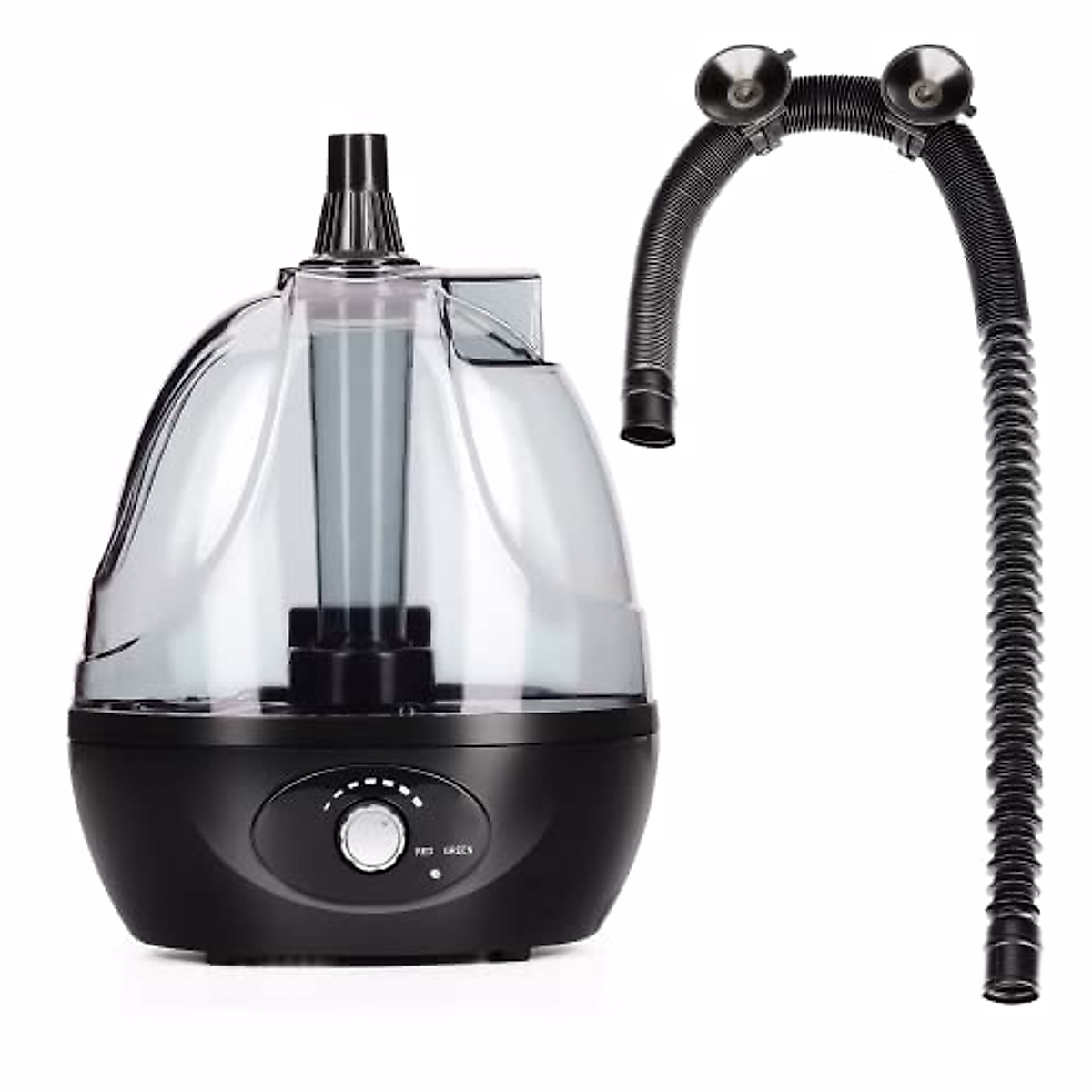 Simple Deluxe Reptile Terrariums Humidifier Fog Machine Mister, Silent High Pressure with Adjustable Output Knob, Auto Shutdown for Reptiles/Amphibians, Herbs, Vivarium, Upgraded Gear 2.2L