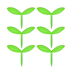 6pcs Creative Cute Little Grass Bud Bookmark Silicone Stationery Book Marker Reading Book Page Book Mark Student School