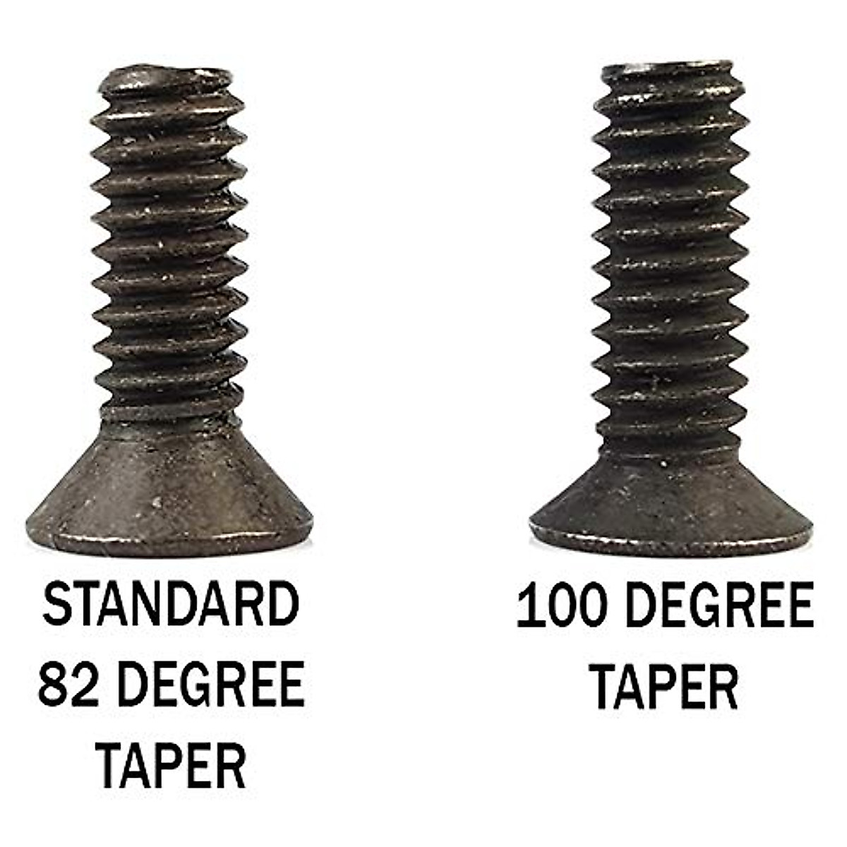 Phillips Flat Head Machine Screws 100 Degree Taper Black Oxide - #10-24 x 1" Qty 100