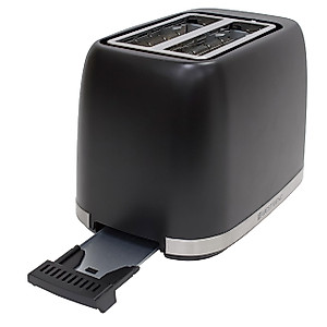 West Bend Toaster 2 Slice Extra-Wide and Deep Slots with 3 Functions and 7 Shade Settings Manual Lift Lever and Auto-Shut Off, 750-Watts, Black