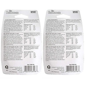 Penn Plax Pro-Balance 14-Day Vacation Time-Release Dissolving Feeding Blocks Fish Shape 2 Packages of 2 Blocks Each (4 Blocks Total) PBV14N for Aquariums