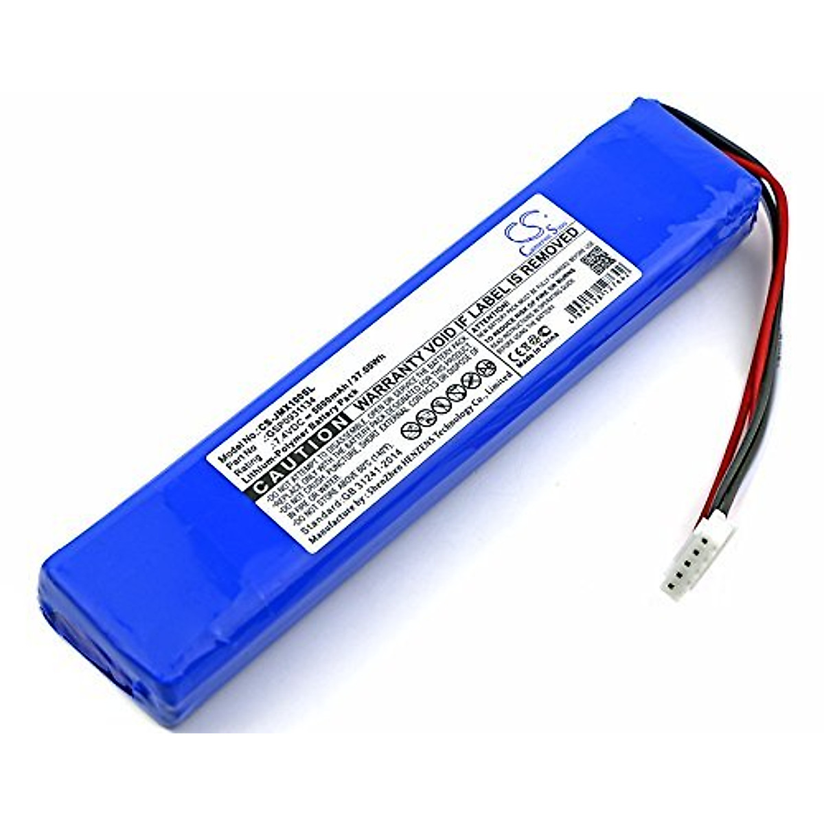 High Capacity 5000mAh Li-Polymer Replacement Battery for JBL Xtreme, JBLXTREME, fits JBL GSP0931134