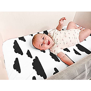 Bassinet Bed Sheets – Premium Bassinet Fitted Sheet for Halo, Mika Micky, Maxi COSI & Others - 4 Pack 100% Jersey Knit - Bassinet Bedding for Standard Size Oval or Halo Bassinet Pads for Boys & Girls