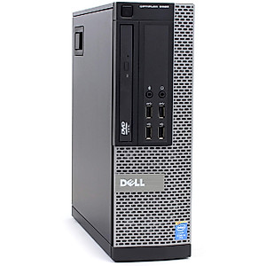Dell Optiplex 9020 Small Form Desktop, Quad Core i7 4770 3.4Ghz, 32GB DDR3 RAM, 4TB Hard Drive, DVD-RW, Windows 10 Pro (Renewed)