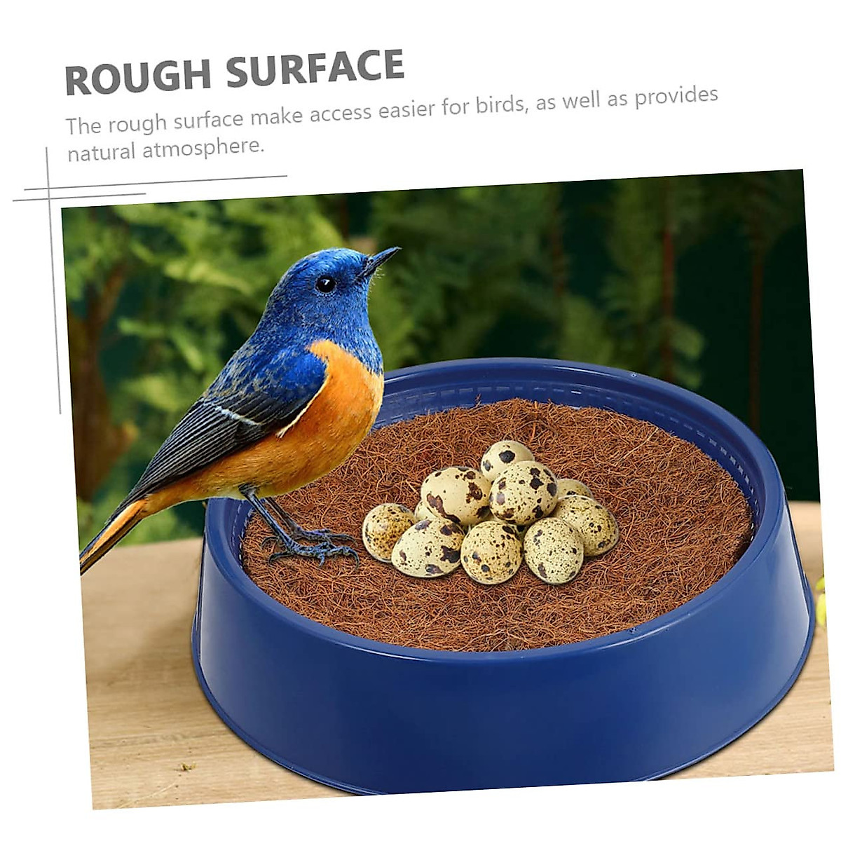 CIYODO 1 Set Carrier Pigeon Pots Quail Small Nesting Pad Pigeon Breeding Cages Pigeon Nesting Grass Mat Birds Nest Convenient Pigeon Nest Bird Nest Bowl Bird Cage Bird Supplies Plastic