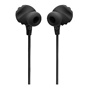 JBL Endurance Run 2 Wired - Waterproof Wired Sports in-Ear Headphones, Pure Bass Sound, Hands-free calls, Never hurt. Never fall out. (Black)