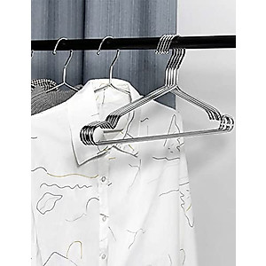【5-Pack】 WAIKAS Clothes Hanger 304 Stainless Steel 42cm