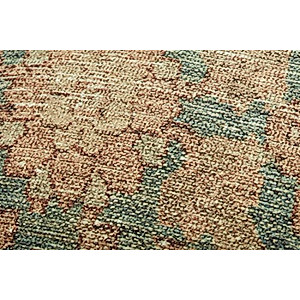 Loloi Angela Rose x Clay Collection Teal/Terracotta, 13'' x 21'' Cover Only Pillow