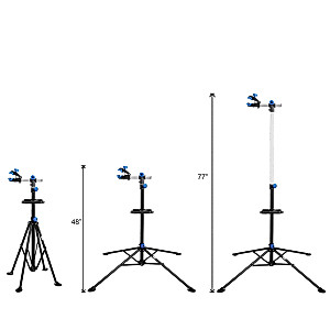 RAD Cycle products Pro Bicycle Adjustable Repair Stand Holds up to 66 Pounds or 30 kg with Ease for Home or Shop Road Pro Stand