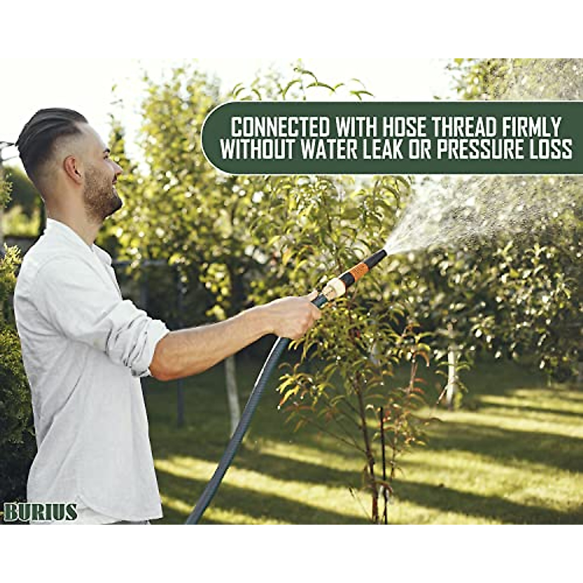 Pressure Washer Quick Connect Adapter - M22 Adapter Pressure Washer Hose Connector Kit - Brass Hose Quick Connect Set 4500 Psi Pressure Adapter - Hose Quick Connect Fittings for Pressure Washer