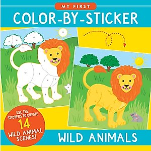My First Color-by-Sticker Book - Wild Animals