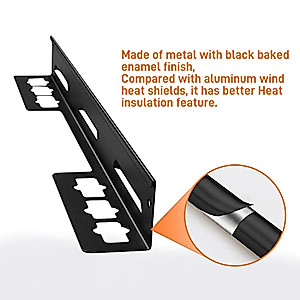 JiRiCHMi Blackstone Griddle Accessories - Wind Guards For Blackstone Griddle 22”,Grill Accessories For Outdoor Cooking,Compatible With Rear Grease Cup, Hood And Side Shelf