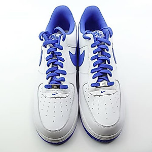 Nike Men's Air Force 1 '07 An20 Basketball Shoe, White/Medium Blue, 9