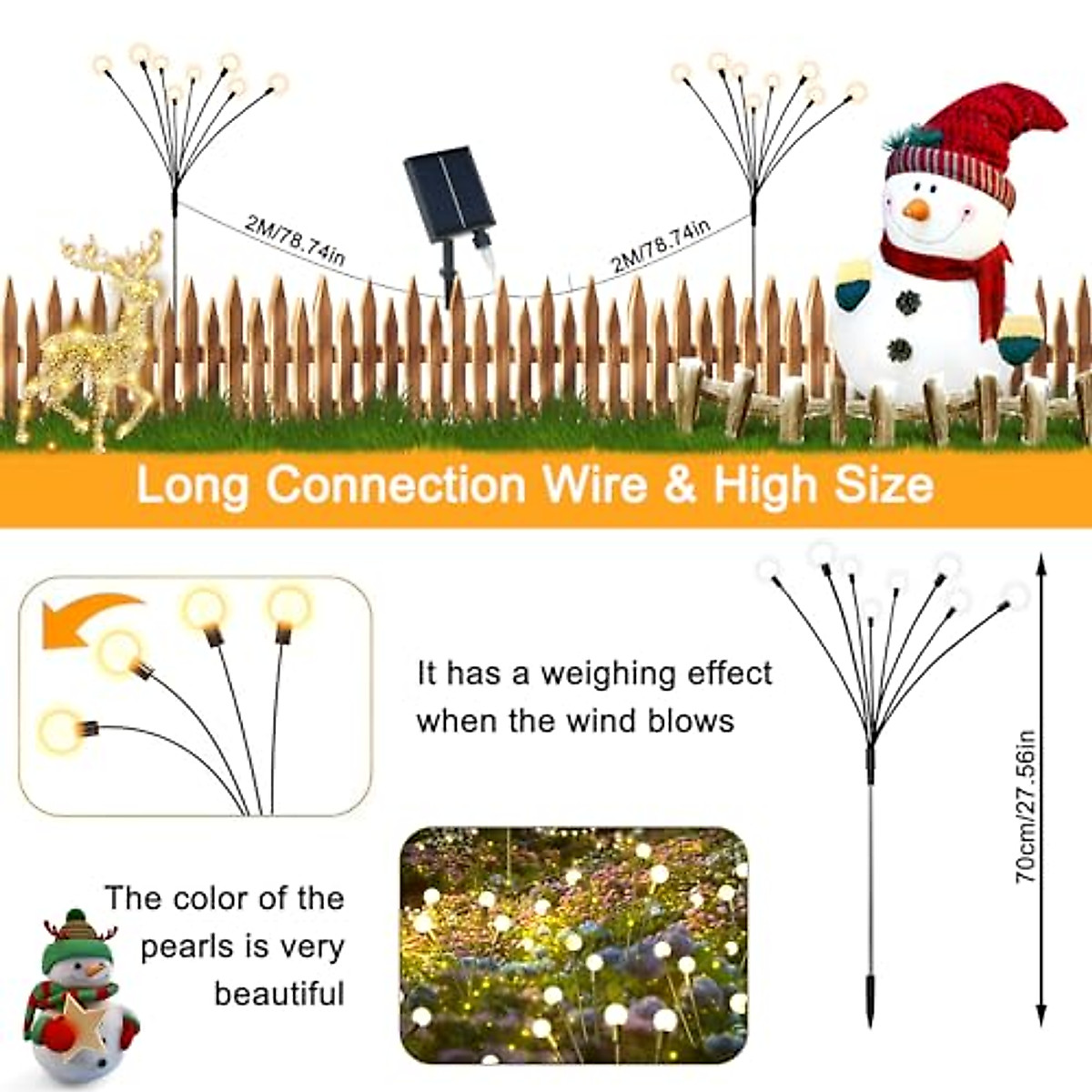 YShengMian Solar Garden Lights (7 Pack)