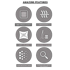 California King Extra Deep Pocket Sheets Sets 4 Piece, Extra Deep Pocket Sheets 400 Thread Count 100% Egyptian Cotton Extra Deep Pocket Fitted Sheet Fit Upto 18 to 24 Inch High Mattress White Solid