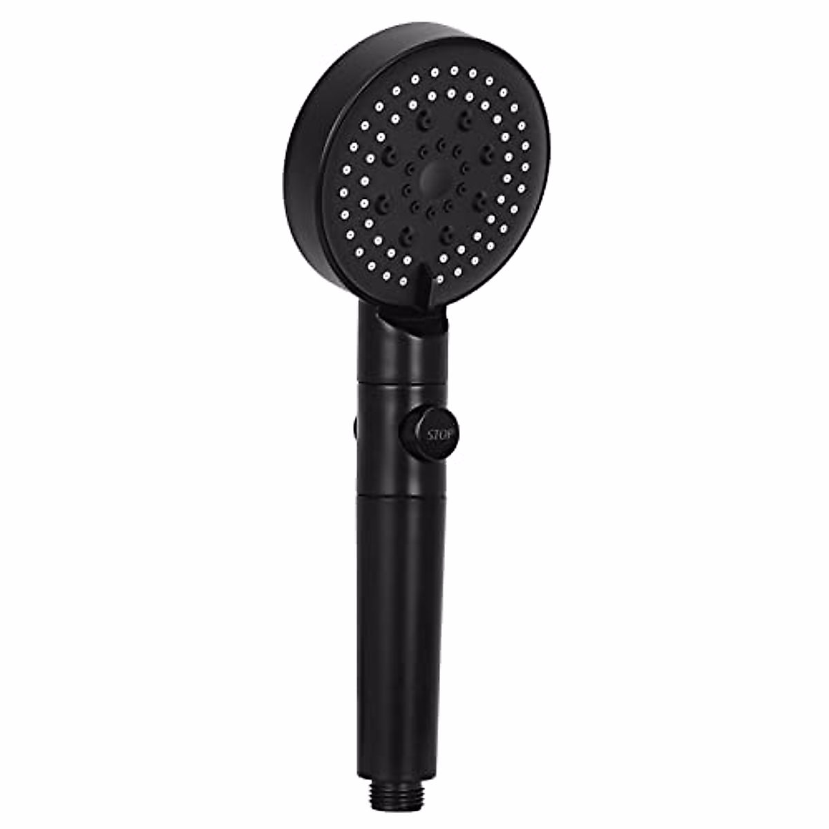 FYY Handheld Shower Head, 5-Spray Settings High Pressure Shower Head, Powerful Rainfall Showerhead with Anti-clog Nozzles Universal Fit Standard, Black