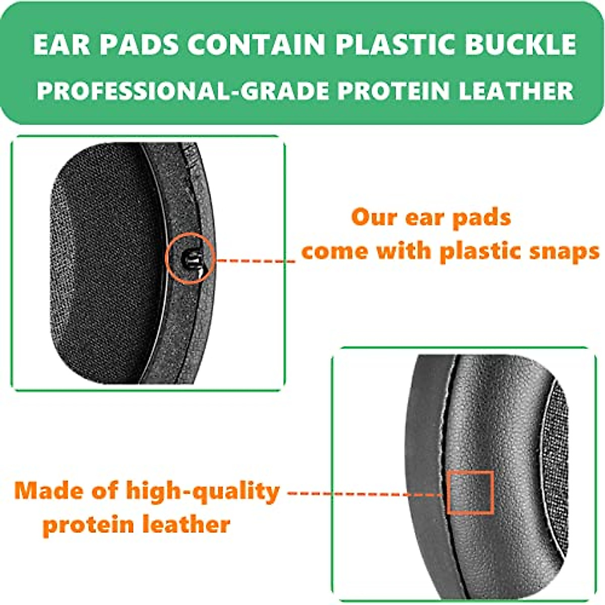 TaiZiChangQin Ear Pads Ear Cushions Earpads Replacement Compatible with Edifier W855 W855BT W-855 W-855BT W 855 855BT Headphone