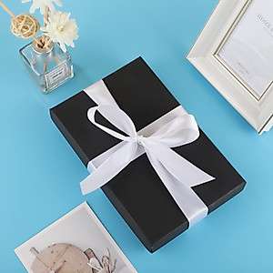 2Rolls/50Yards 1 Inch White Satin Ribbon for Wedding Party Mother's Day Decorations White Bows Making Bridal Flower Bouquet Wrapping