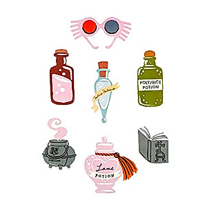 Conquest Journals Harry Potter Whimsical Magical World Sticker Pack, Set of 50 Unique Images, Officially Licensed, Waterproof, UV and Scratch Resistant, Great for All Your Gadgets