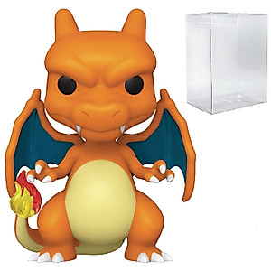 Pokemon Charizard Pop! Vinyl Figure (Bundled with Compatible Pop Box Protector Case),Multicolored,3.75 inches