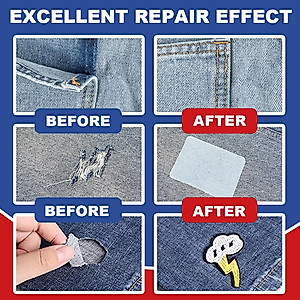 Fabric Glue, Fabric Glue Permanent, Fabric Glue for Clothing, 60ml Permanent Washable Fabric Clear Glue for Clothing Patches Tear Mender for All Fabrics Clothes Leather Cotton Flannel Denim Polyester