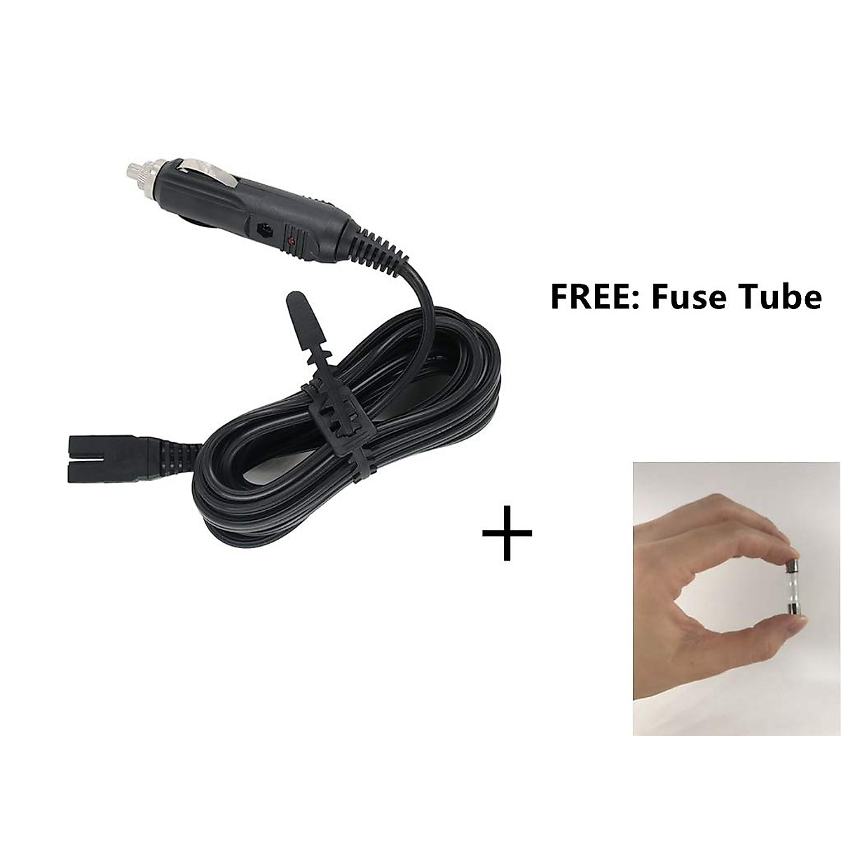 New 12V Car DC Power Cord Fit for Igloo Cool Chill, Igloo Kool Mate, Igloo Iceless TE Thermoelectric Cooler - Replacement Car Charger Power Adapter -Extra Long 8ft Cord