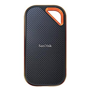 SanDisk 4TB Extreme PRO Portable SSD - Up to 2000MB/s - USB-C, USB 3.2 Gen 2x2 - External Solid State Drive - SDSSDE81-4T00-G25