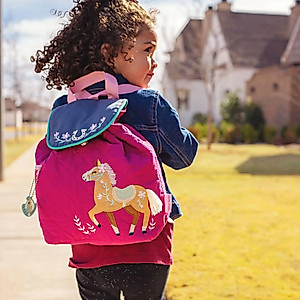 Stephen Joseph Girls Quilted Unicorn Backpack and Lunch Box for Kids