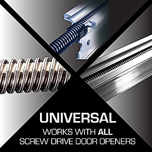 Genie Screw Drive Lube – Reduce Noise with Only Recommended Lubricant Garage Door Openers, 0.25 oz. Each (3 Pack) -GLU-R, 9.00in. x 7.00in. x 0.60in, Original Version