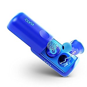 233621 Droplet True Wireless Earbuds, CVC 6.0 Call Noise Cancelling Headphones, IPX5 Waterproof Bluetooth 5.0 Earphones Touch Control, Stereo Sound, Comfortable fit for Home, Office, Gym (Blue)