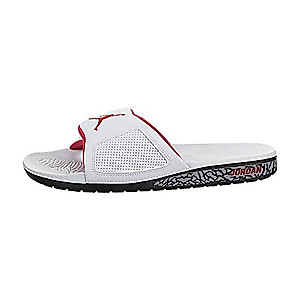 Nike Jordan Hydro 3 Mens Sandals 854556-103_12 - White/University RED-Black